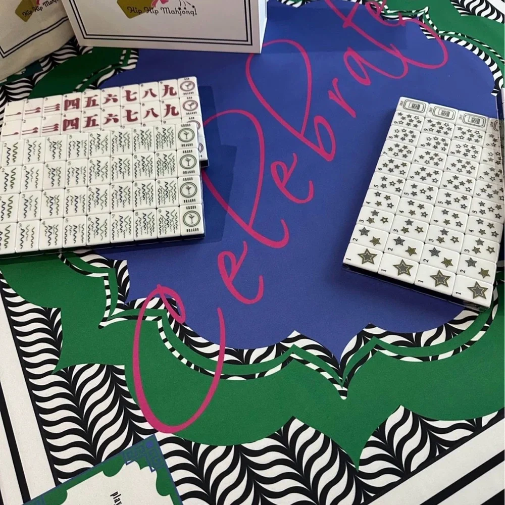 hip hip mahjong | Games | Celebrate Mahjong Card Game Set | Poshmark